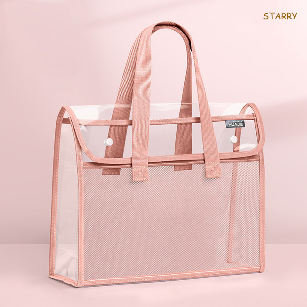 Capacity Portable Transparent Handy Folder Expandable File Storage ...