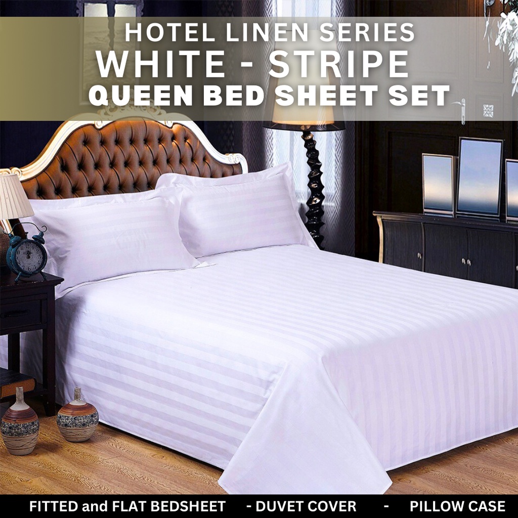 Exclusive Royal Linen Hotel Series 3cm stripe cotton 800 thread count ...
