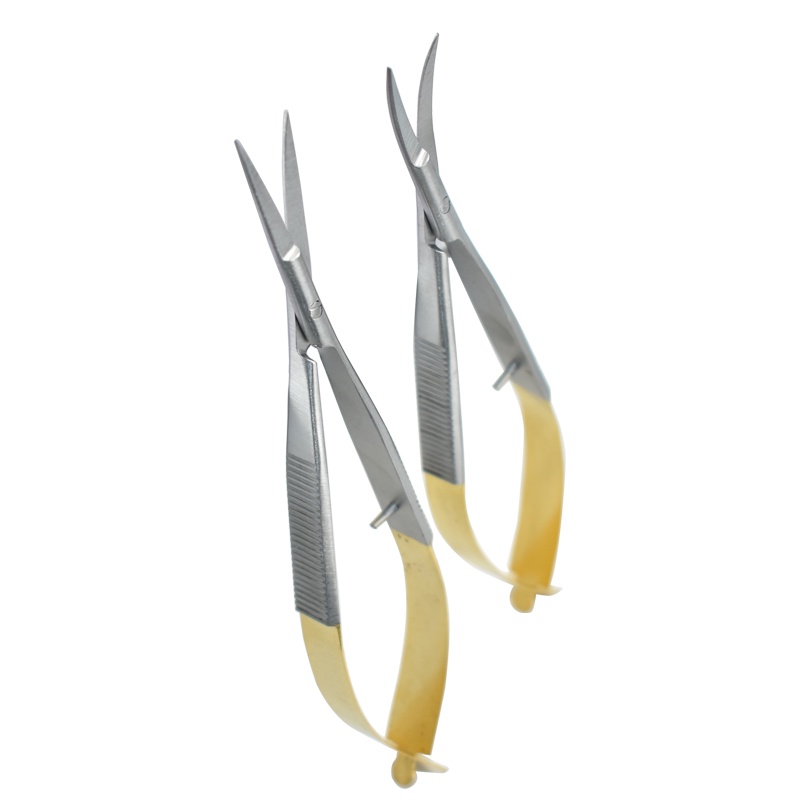 12CM Gold Scissors Stainless Steel Scissors Dental Tool | Shopee Malaysia