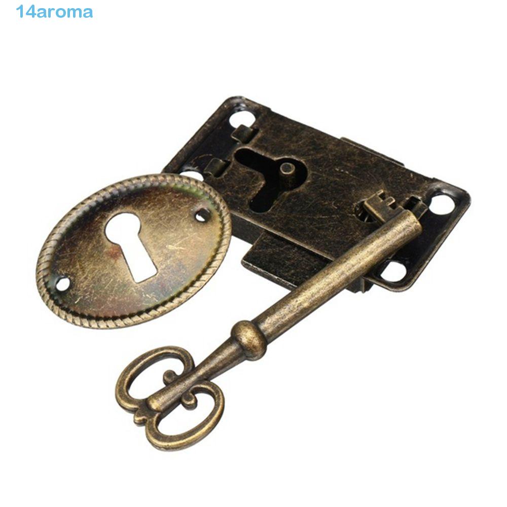 AROMA Locks Furniture Door Antique Set Cabinet Wood Box Door Lock ...