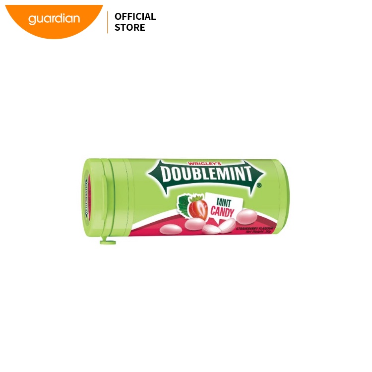 Wrig Doublemint Chewy Mint Strawberry Tube 30g | Shopee Malaysia