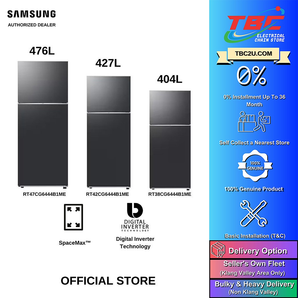 SAMSUNG 427L - 476L TOP MOUNT FREEZER REFRIGERATOR WITH OPTIMAL FRESH+ ...