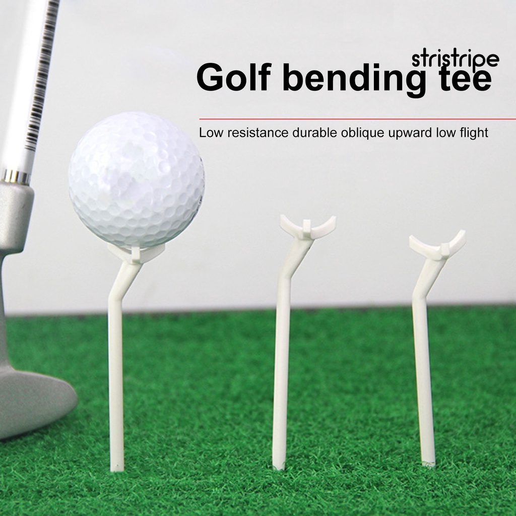 [STTR] 10Pcs 3-Prong Plastic Golf Tees Reduce Friction & Resistance ...