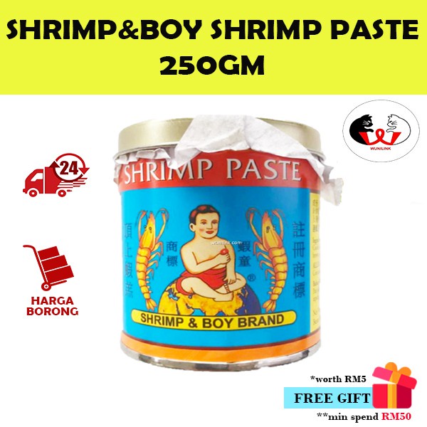 Ket Hoe Shrimp& Boy Brand Shrimp Paste (250G)/Petis Otak Udang (250G ...