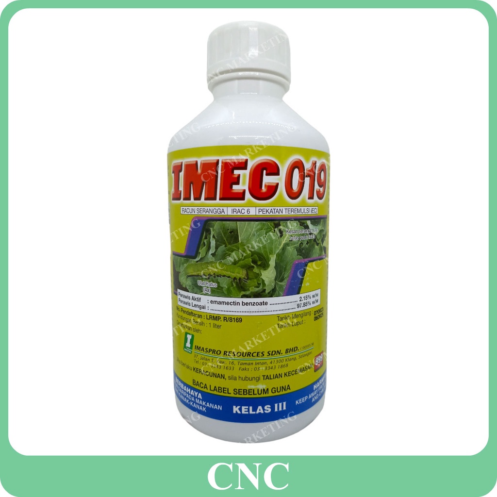 1L Imec 019 Emamectin Benzoate 2.15% Imaspro Racun Serangga Insecticide ...