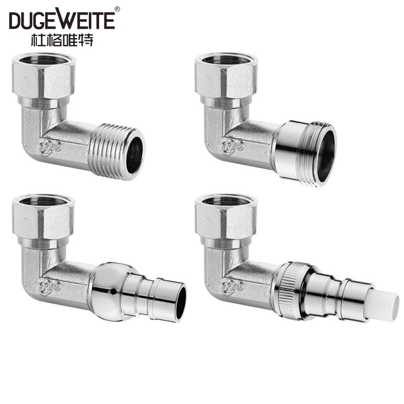 Faucet Water Inlet Pipe Smart Stop Right Angle Joint Side Corner 90 ...