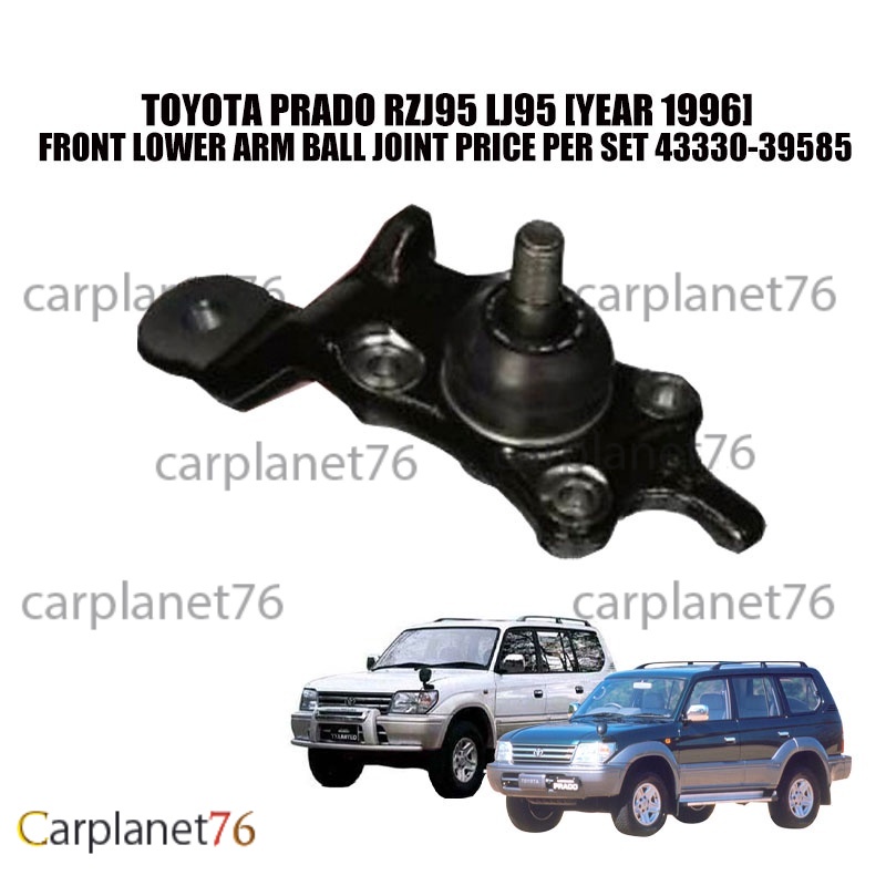 TOYOTA PRADO RZJ95 LJ95 [YEAR 1996] FRONT LOWER ARM BALL JOINT PRICE ...
