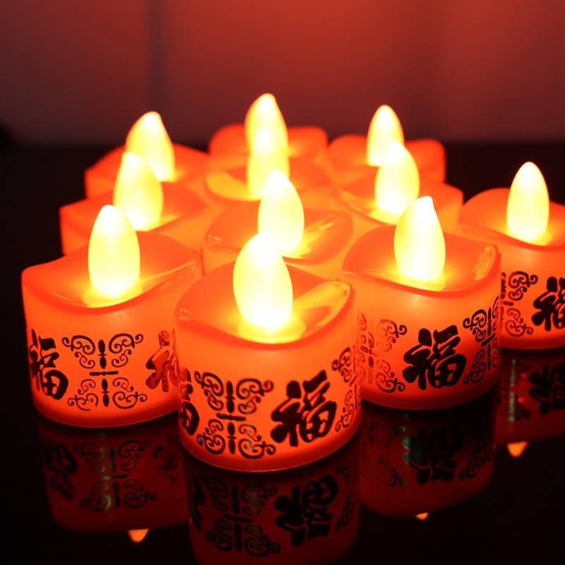 [ Featured ] Chinese New Year Blessing Lamps / Battery Powered LED ...
