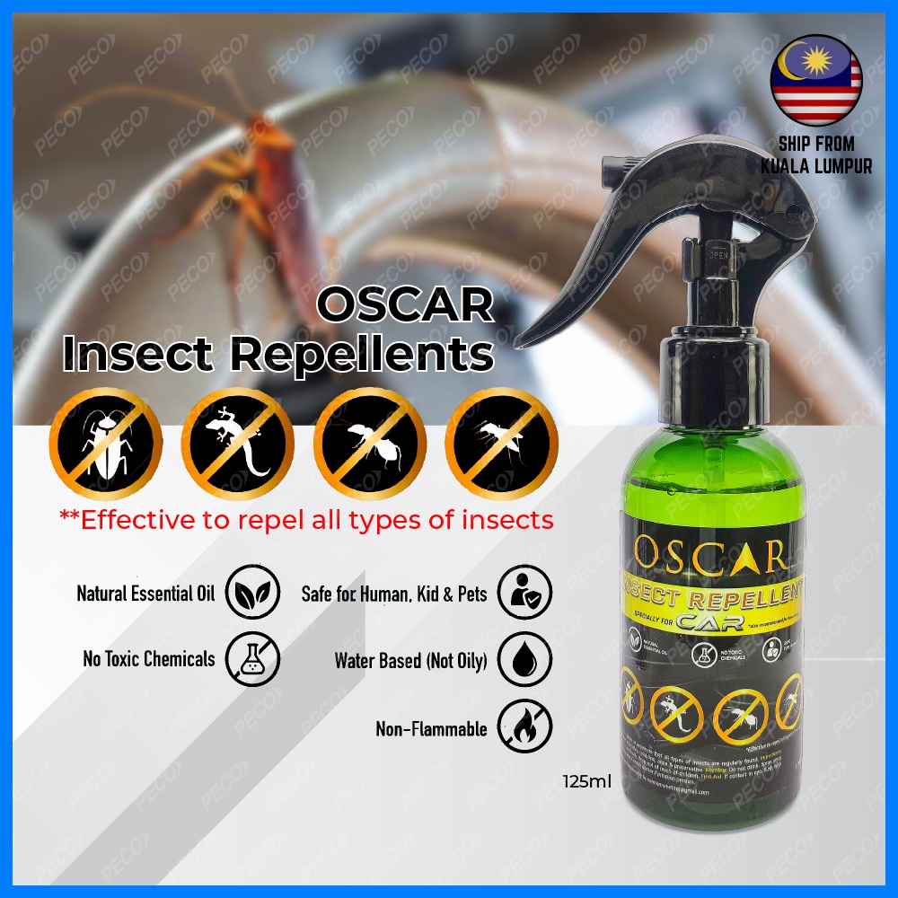 Oscar Organic Insect Repellent (125ml) Insect Killer Anti Lizard ...