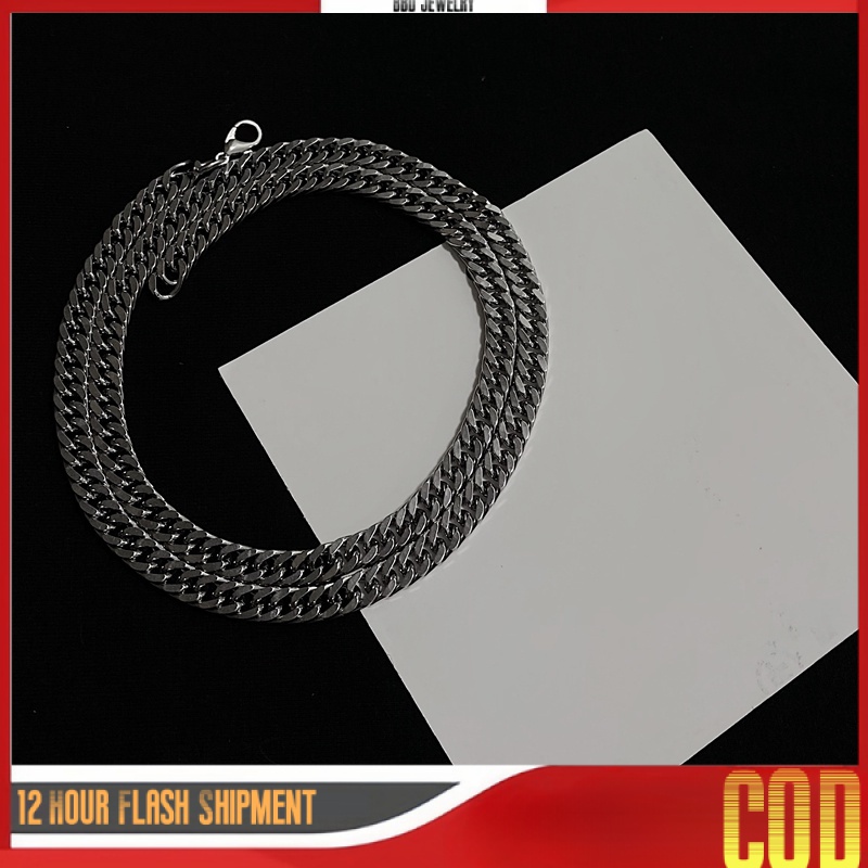 BBD Cuban chain necklace fashion trend simple men and women fashion ...