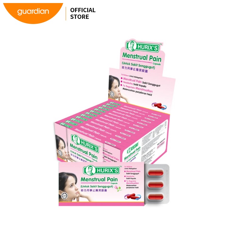 Hurix'S Menstrual Pain Capsule 9's | Shopee Malaysia