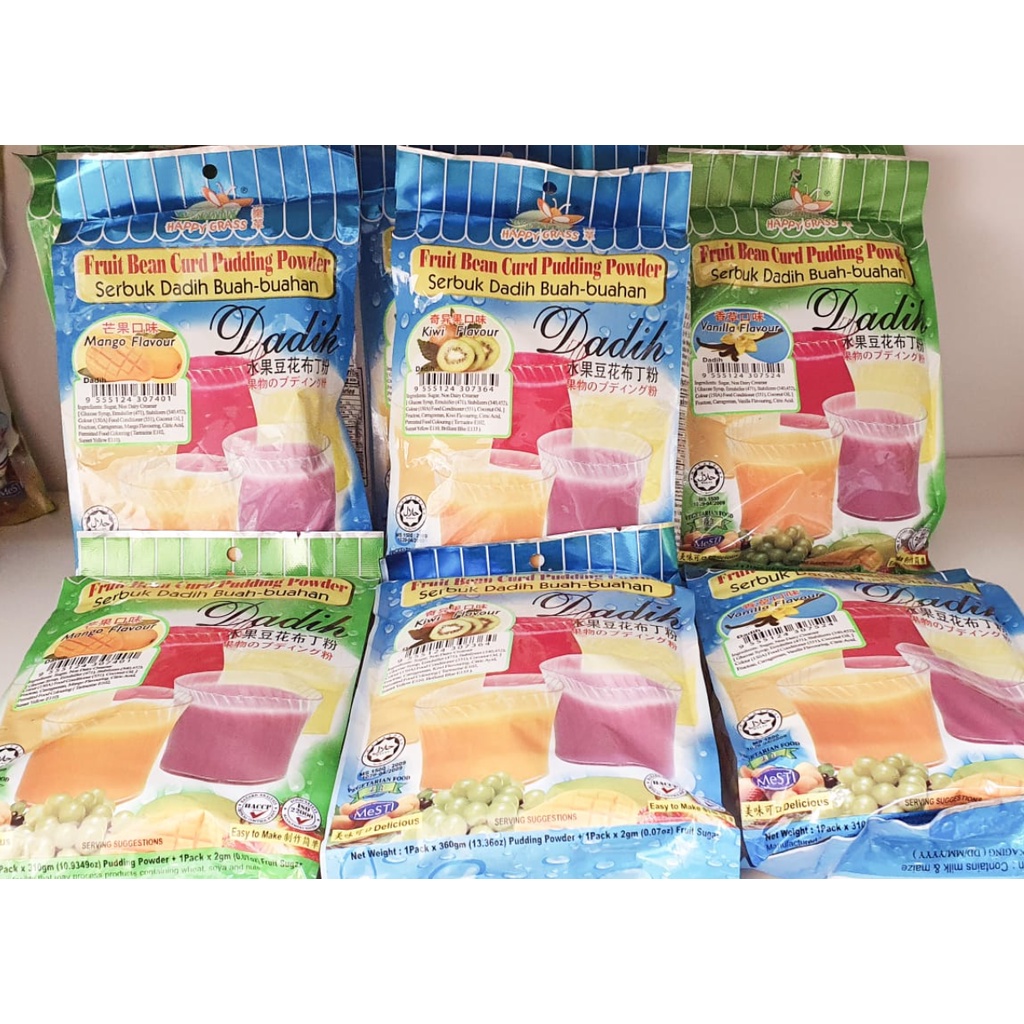 Happy Grass Serbuk Dadih Pudding Powder 310gm (2646L) | Shopee Malaysia