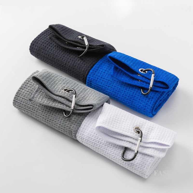 FAUSE Golf Cleaning Towel Sports Towel With Hook | Shopee Malaysia