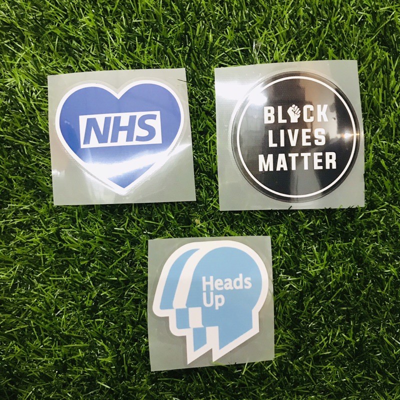 NHS , Black lives matter and heads up patches patch | Shopee Malaysia
