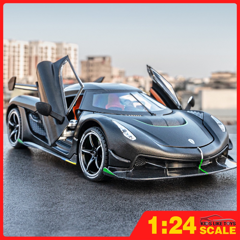 KLT 1:24 Koenigsegg Jesko Supercar Metal Alloy Toys Car Model Diecast ...
