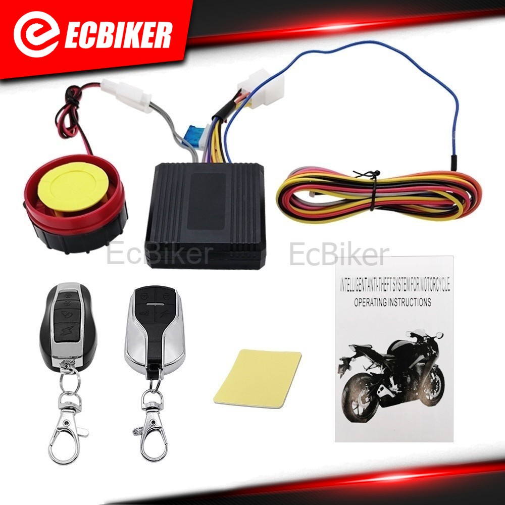 Universal 1way 12V Motorcycle Alarm Anti-theft Alarm System Security ...