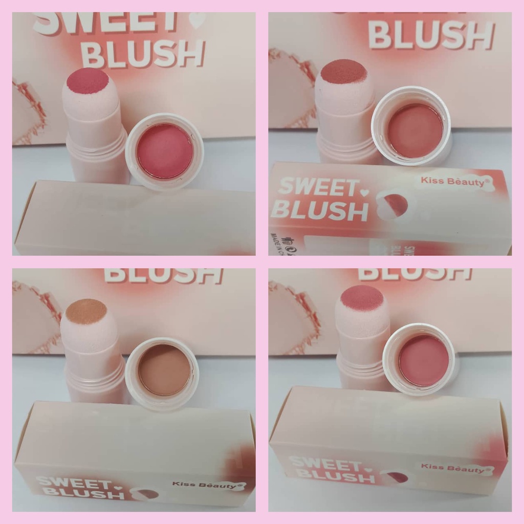 KISS BEAUTY Stick Blusher Sweet 83243-03 Blusher Powder #01 #02 #03 #04 ...