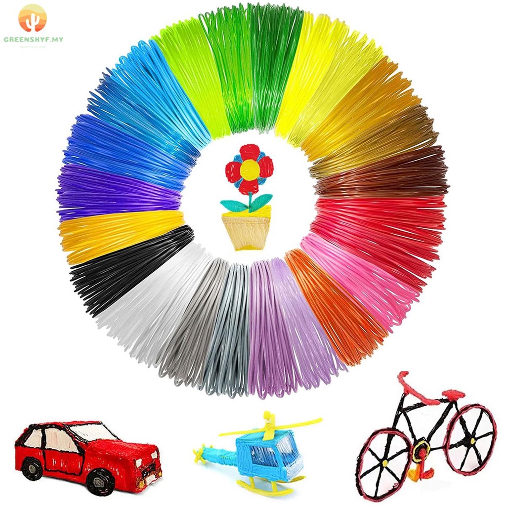 【30Pcs】 3D Pen Filament 1.75mm 3D Printing Pen Refills 30 Colors PLA 3D ...