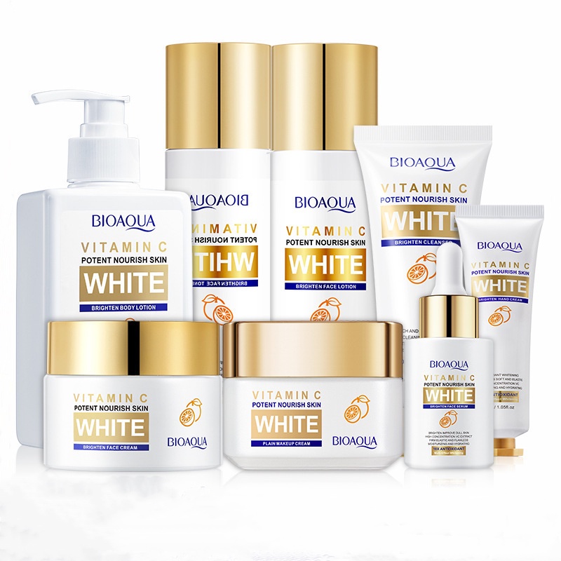 BIOAQUA Vitamin C Whitening and Brightening Set Moisturizing Lotion ...