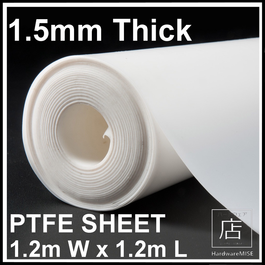 PTFE Sheet Teflon Sheet White Plate Film Thickness 1.5mm x 1.2m x 1.2m Malaysia Ready Stock ...
