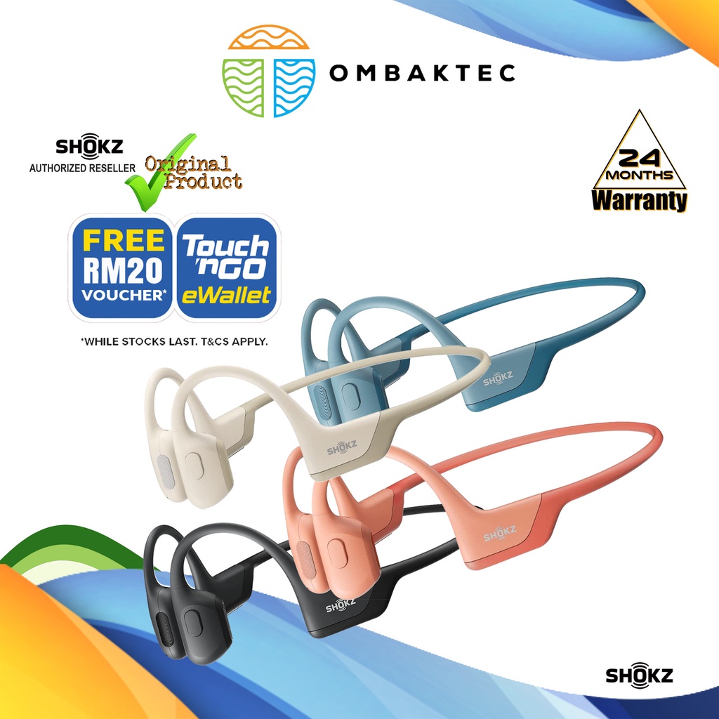 SHOKZ OPENRUN PRO S810 Premium Bone Conduction Open-Ear Sport Bluetooth Wireless Headphones ...