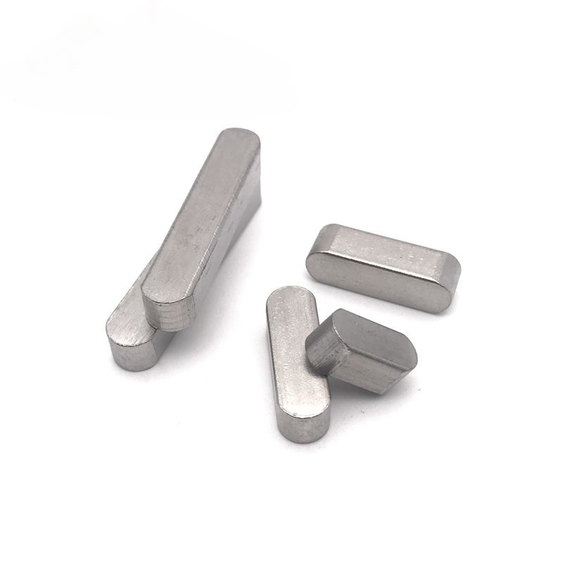 ^Lz^ SUS304 Stainless Steel Round Corner Key Flat Key Pin GB1096 A-Type ...