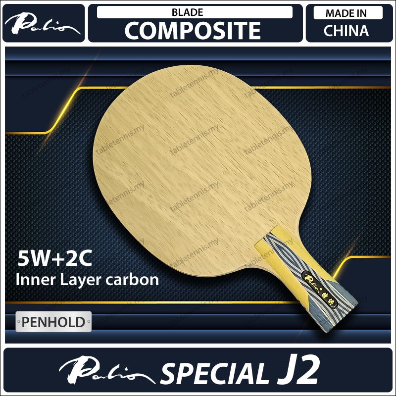 Palio Special J2 Composite Carbon Table Tennis Blade Paddle Bat Raket ...