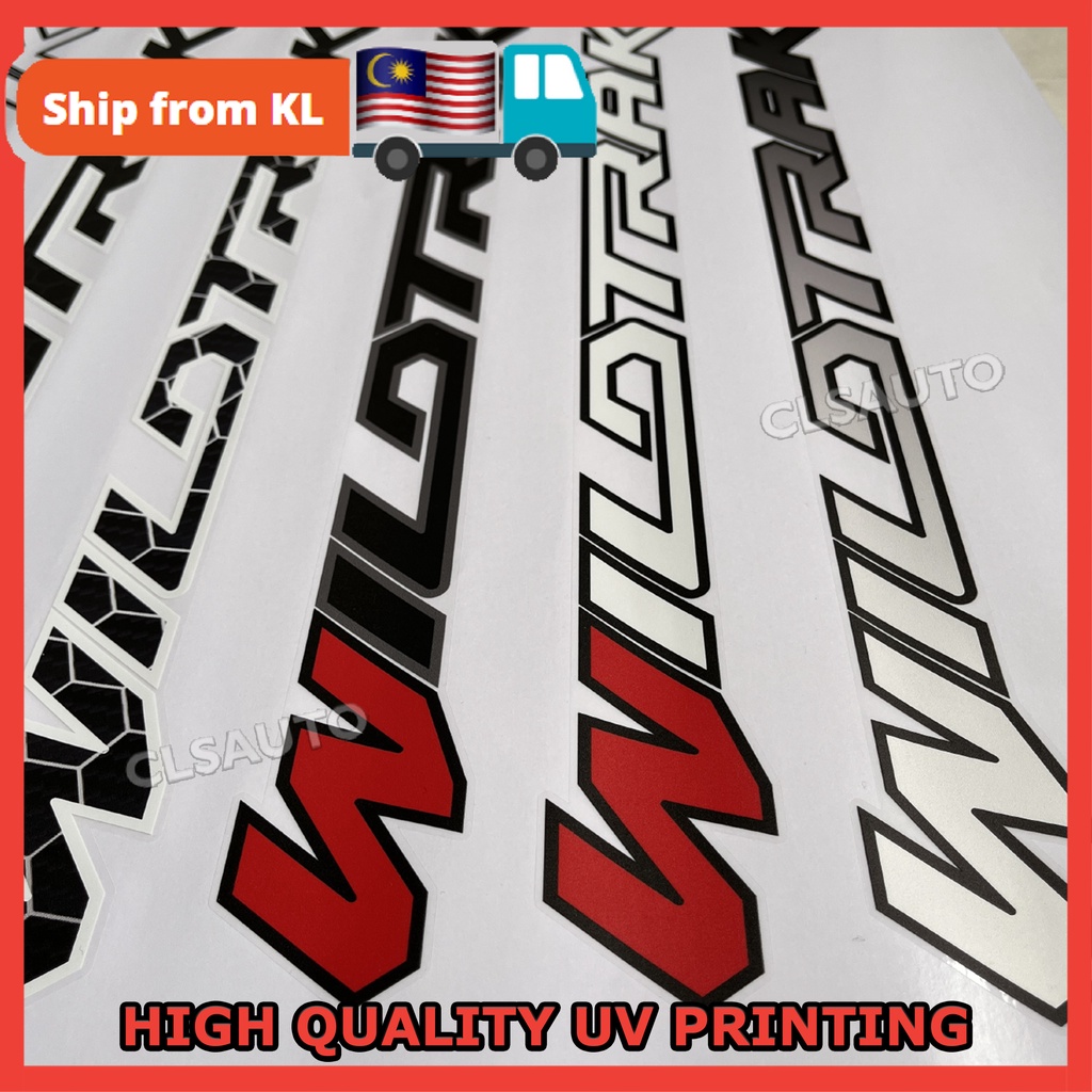 Wildtrak Sticker Ranger Raptor Side Rear Left Right Door Trunk ...