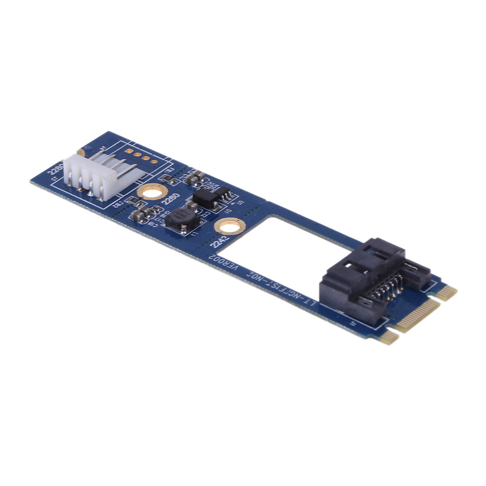 keepdreaming UK M.2 SATA to 7Pin SATA M2 to SATA Converter Card Adapter ...