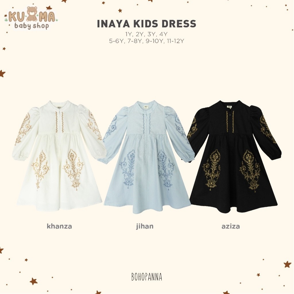 Bohopanna - Raya COLLECTION 2025 - INAYA KIDS Dress - Girls' Dress ...