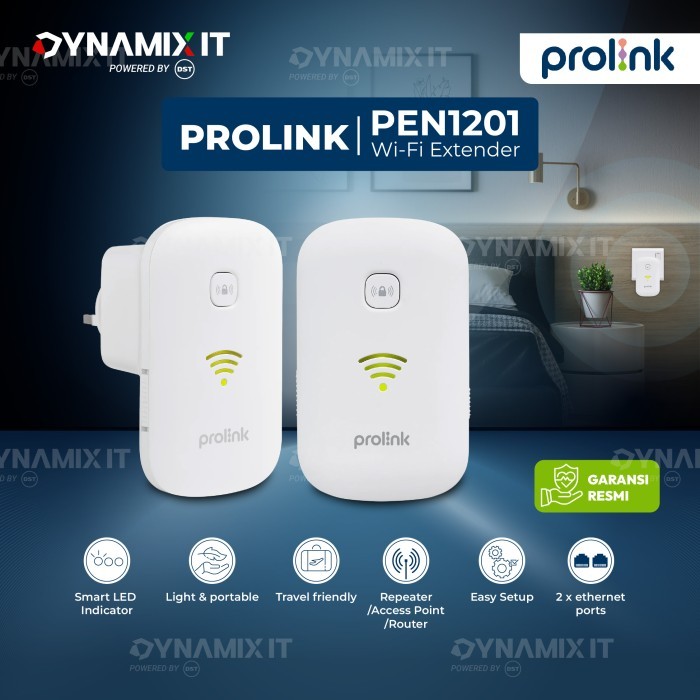 Prolink PEN1201 WiFi Extender 3 in 1 Repeater AP Router Signal Booster ...