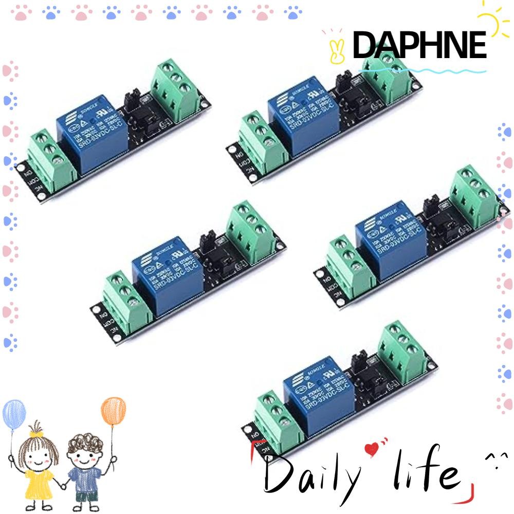 DAPHNE-HOME 5pcs 1 Channel Relay Module, 3V Relay Relay Module, Level ...