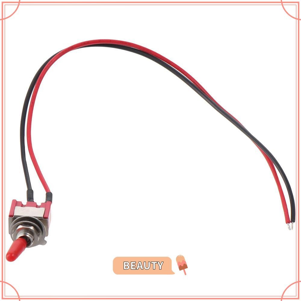 BEAUTYONE 1/8Pcs Miniature Toggle Switch, 2 Position 2 Pins SPST Mini ...