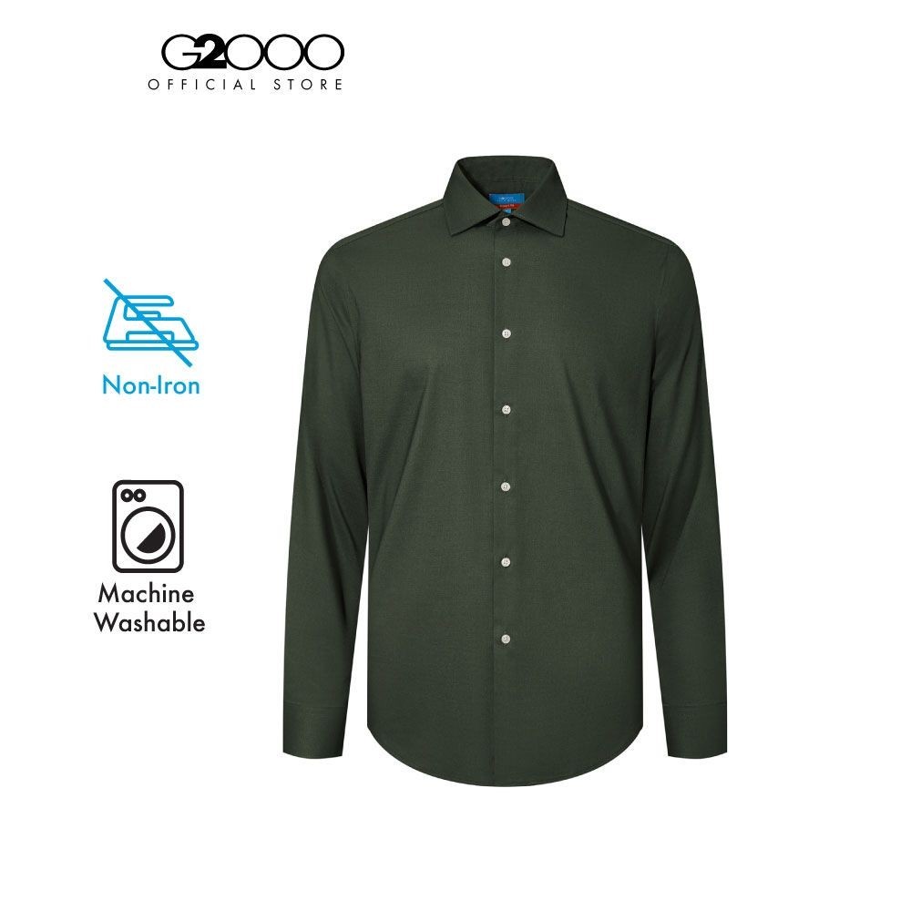 G2000 Men's Business Formal Long Sleeve Shirt Smart Fit Model ...