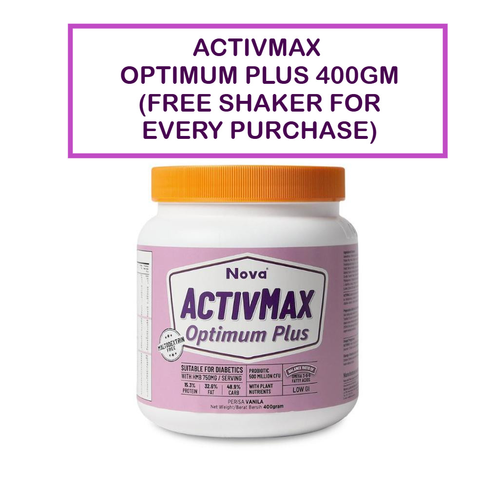 NOVA ACTIVMAX OPTIMOM PLUS 400GM (FREE SHAKER FOR EVERY PURCHASE ...