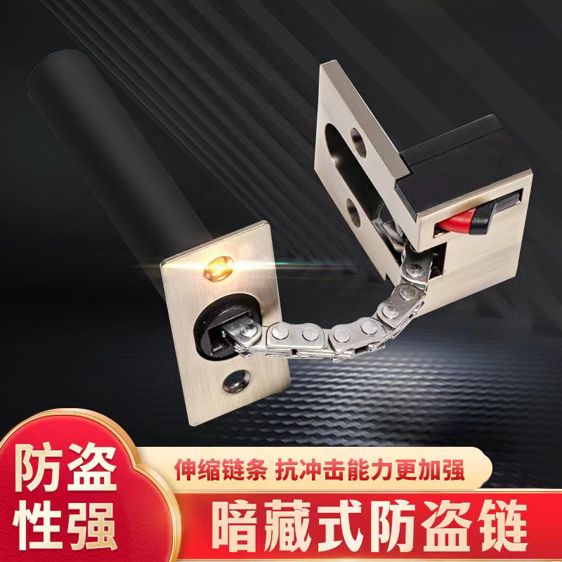 Anti-theft Chain Behind Door Hidden Hotel Security Pin Hotel Door Pin ...