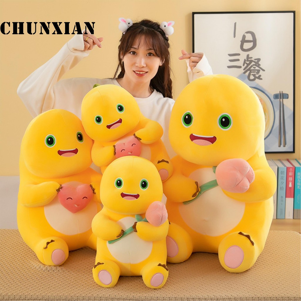 20/25/35/45/60cm Cartoon Yellow Milk Dragon Plush Toy Cute Stuffed ...