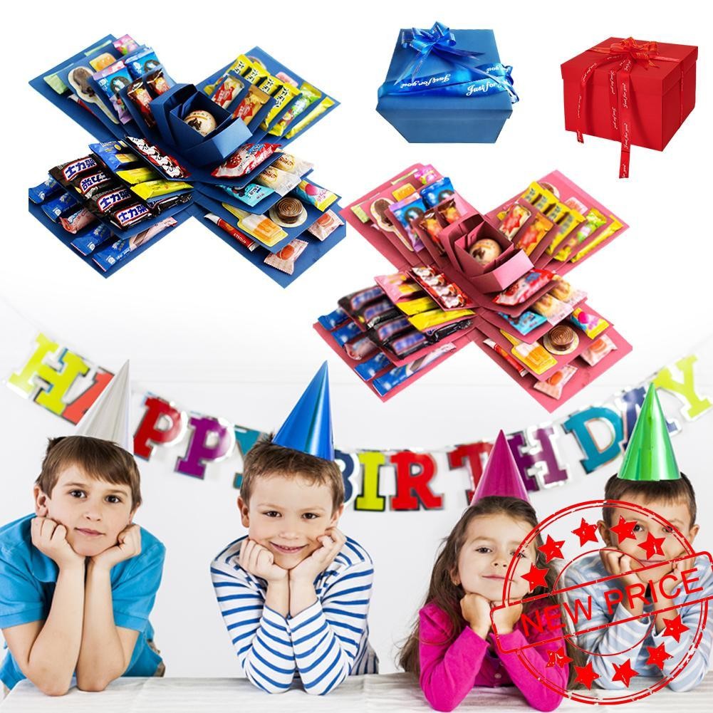 Birthday Gift Box Netflix Surprise Explosion Box Packaging Box Candy ...