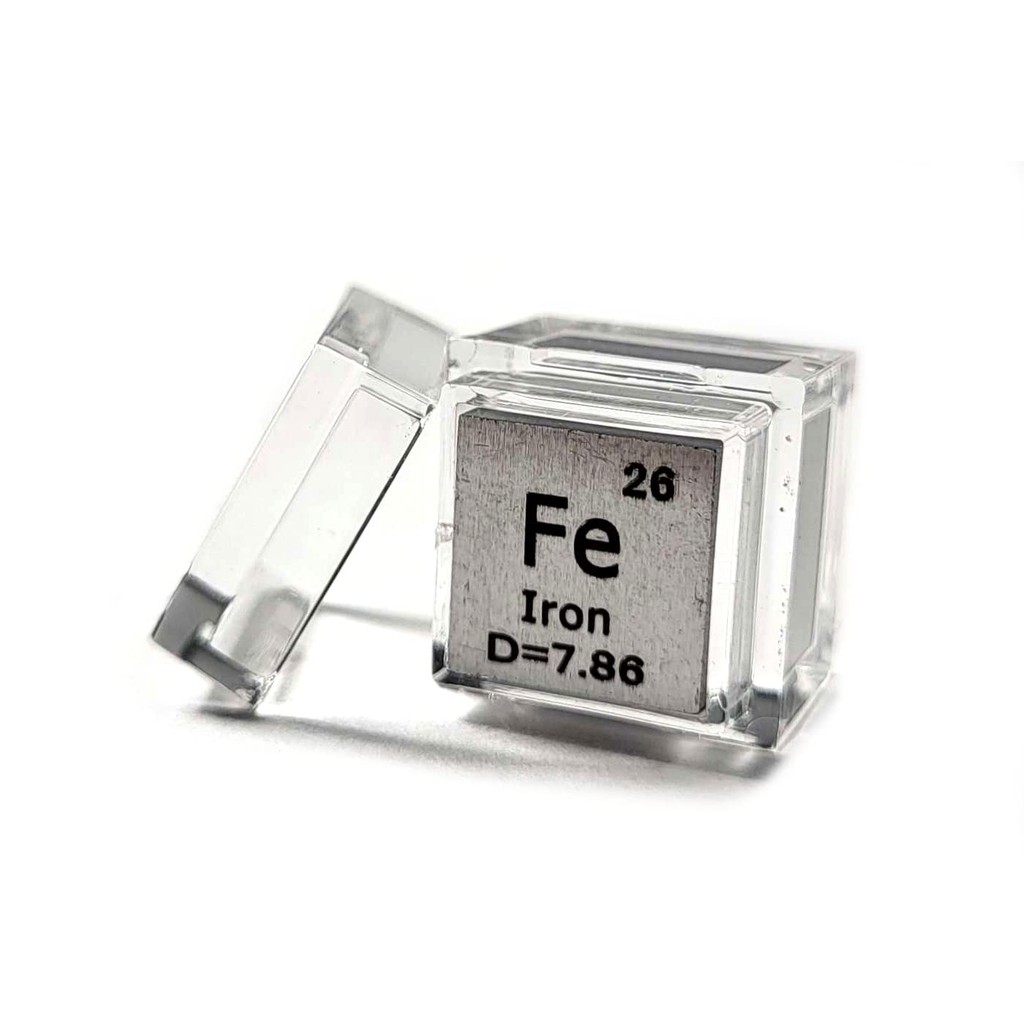 10mm Iron Ferrum Metal Cube Fe up to 99.9% Pure Periodic Table Element ...