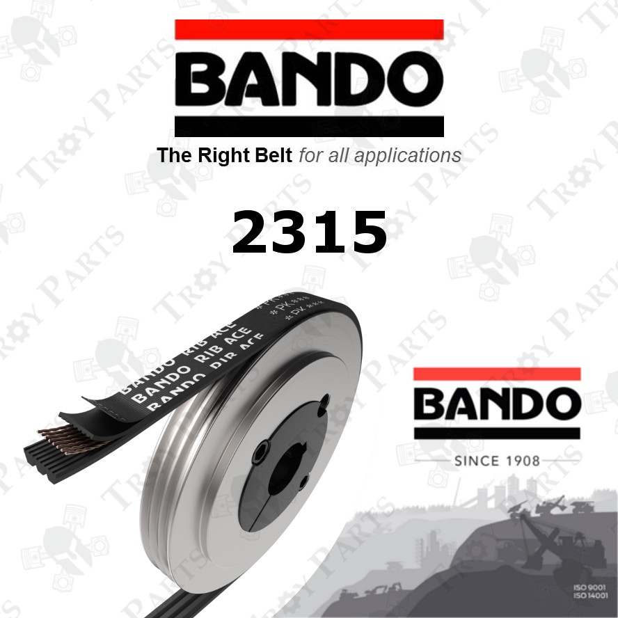 Original Bando RPF V Fan Belt 2315 for Air Cond / Alternator / Power ...