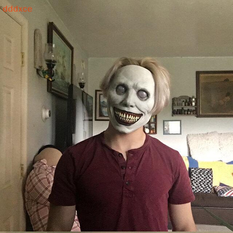[dddxce] Creepy Halloween Mask Smiling Demons Horror Face Masks The ...