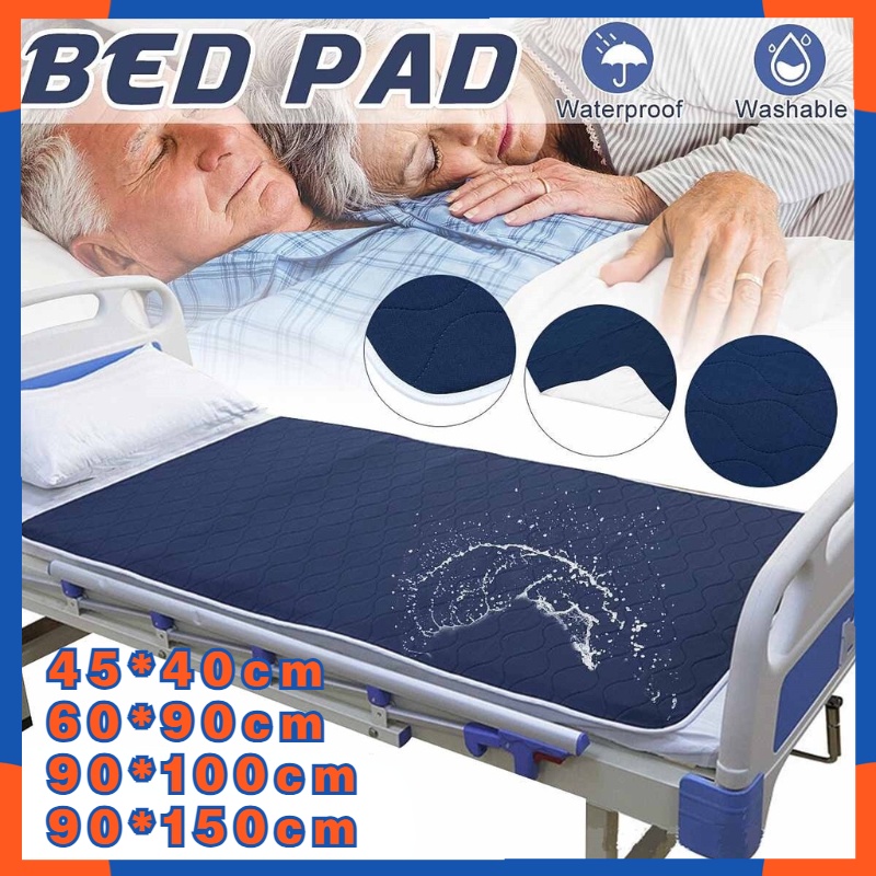 Waterproof Underpad Washable Absorbent Bed Pad Incontinence Reusable ...