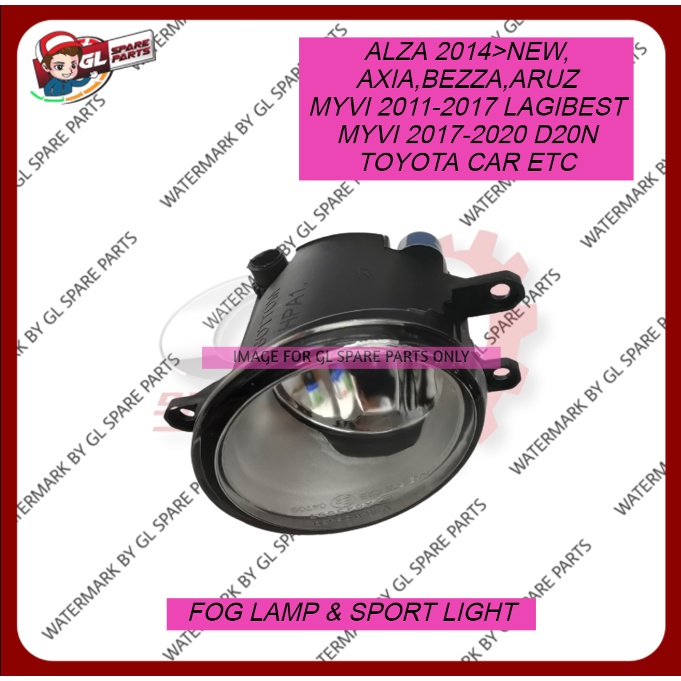 PERODUA MYVI LAGI BEST BEZZA AXIA ALZA 2014-2020 TOYOTA VIOS ALTIS CAMRY ACV40 SPORT LIGHT / FOG ...