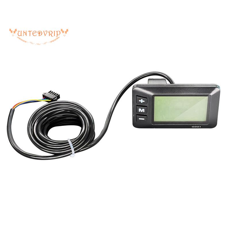 36V 48V Electric Bike GD01 LCD Display Panel with Ordinary Connector E ...