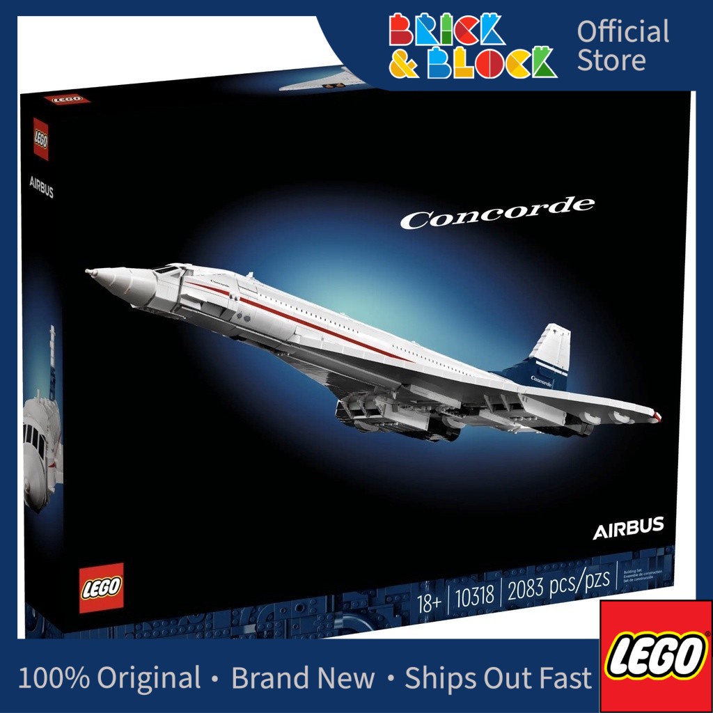 [READY TO SHIP] LEGO 10318 Concorde | LEGO ICONS | Shopee Malaysia