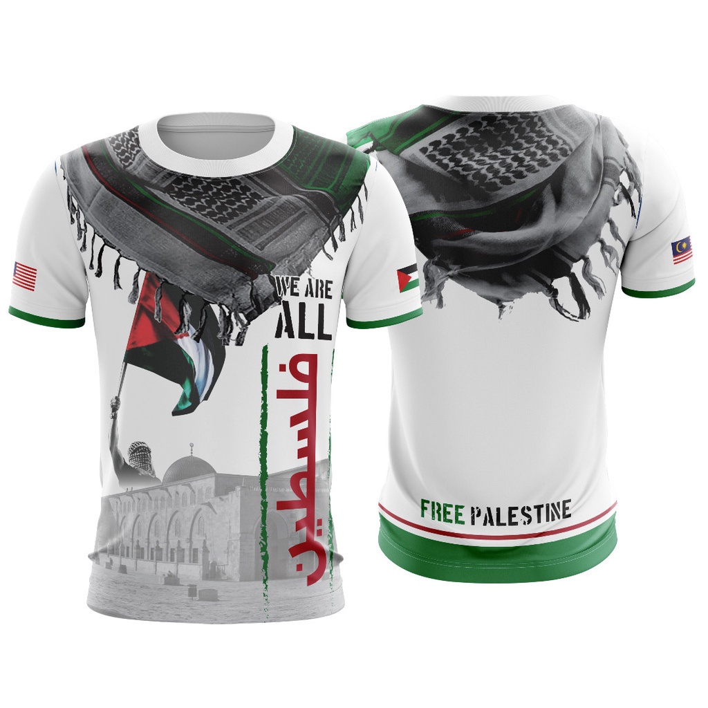 PALESTINE X MALAYSIA We Are Palestine Free Palestine Full Sublimation ...
