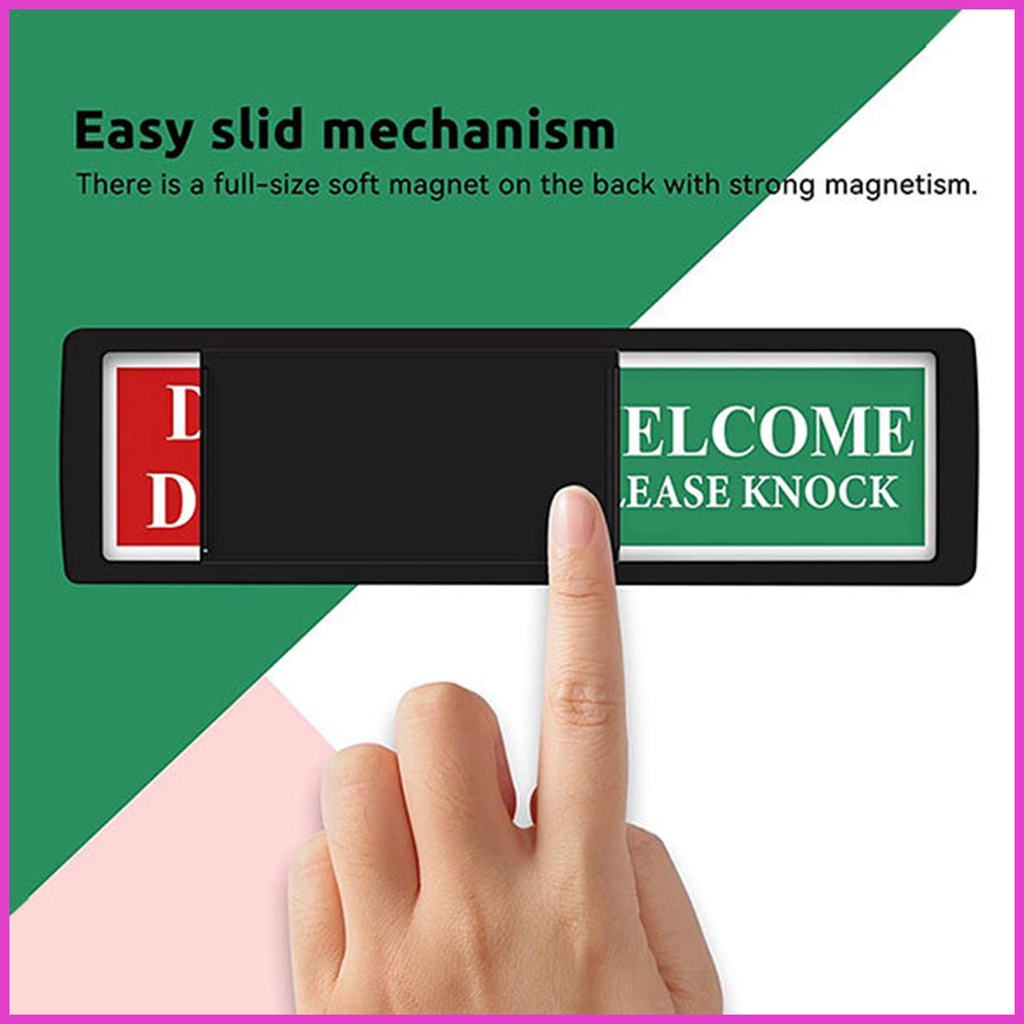 Door Slider Sign Universal Magnetic Privacy Sign for Wall and Door Room ...