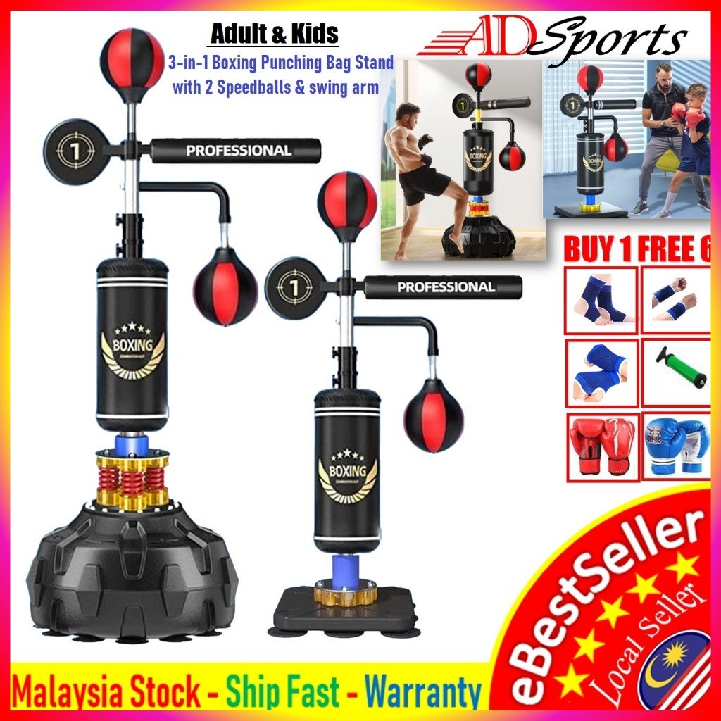 Speed Boxing Bags 3-in-1 Boxing Punching Sand Bag Sandbag Stand MMA ...