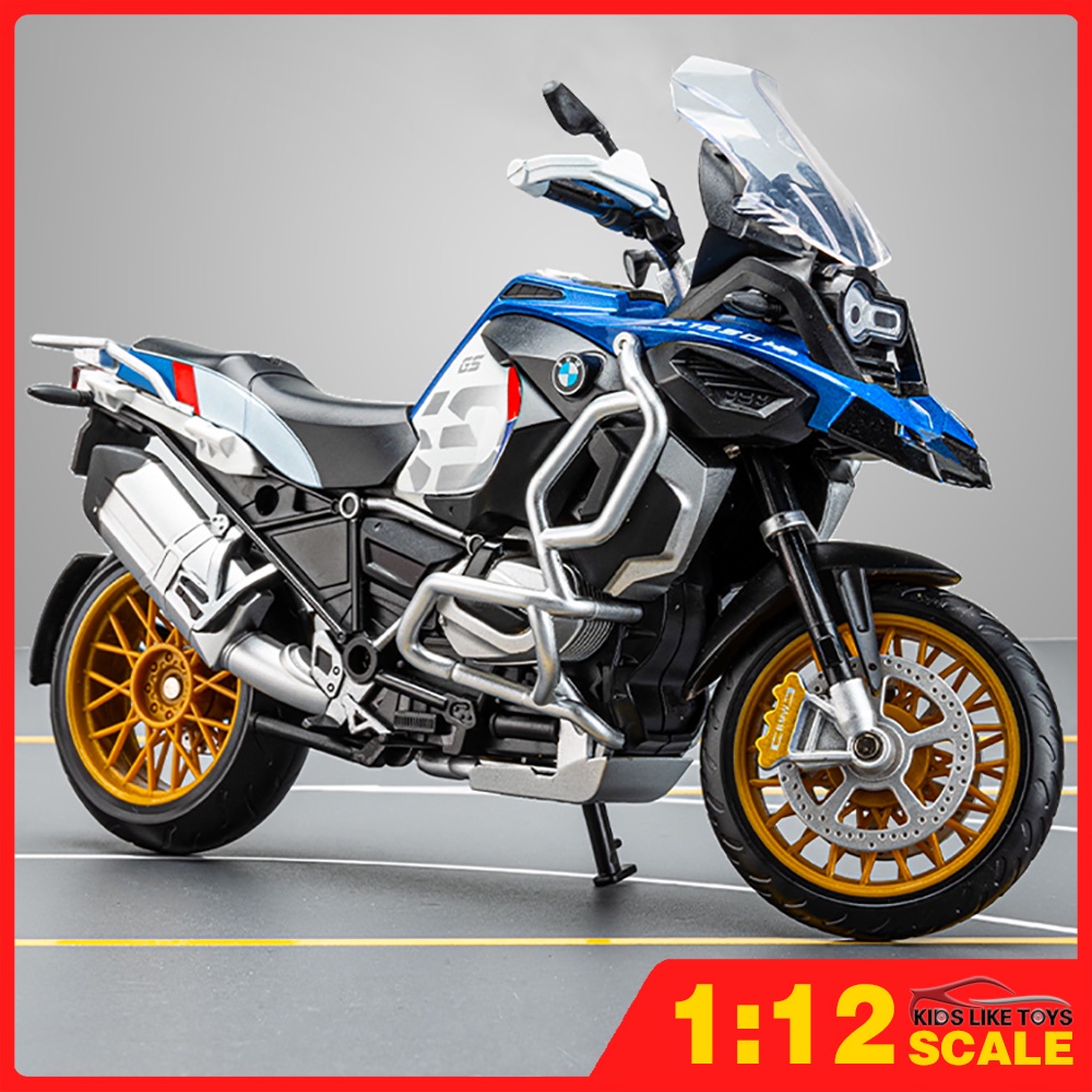 KLT 1:12 BMW R1250 GS Motorcycle Metal Alloy Toys Car Model Diecast ...
