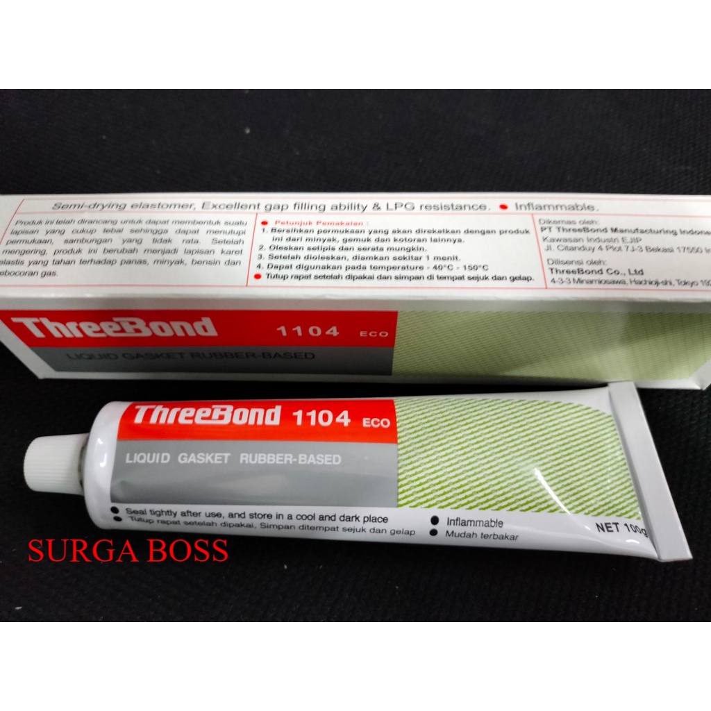 MINIMAL THREEBOND GASKET GLUE 1104 ECO PAKING HEAD THREEBOND 1104 ECO ...